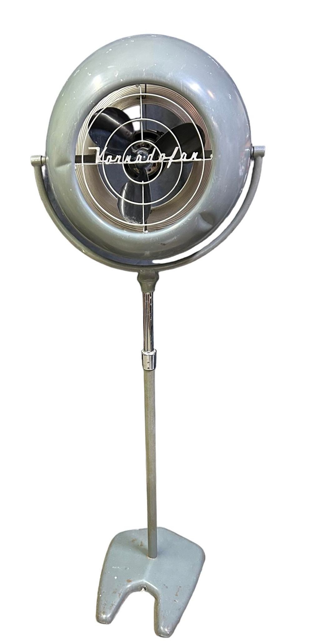 Parlor Style Floor Model Fan By Tornado Fan, 63"t - 22"w - 18"d Auction