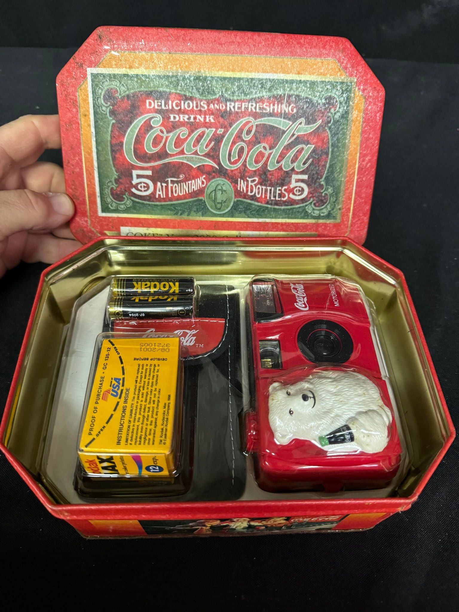 Ca. 2000 Coca-cola Camera Set In Box - Plastic Auction
