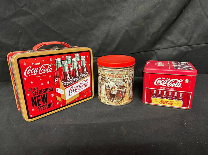 Metal Coca Cola Tin, Lunch Box