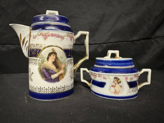 Porcelain China Dishes W/ Portraits