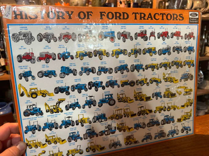 History Of Ford Tractors Poster