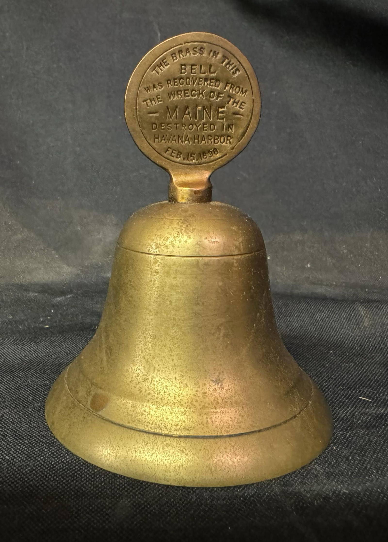 Brass Bell: The Brass In This Bell Was Recovered From The Wreck Of The ...