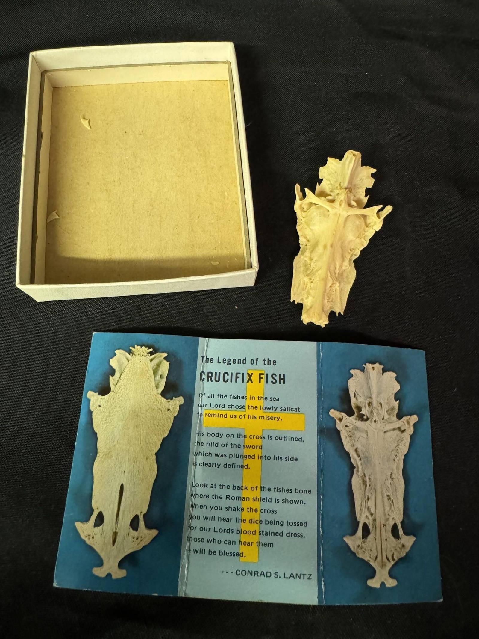 Vintage Crucifix Fish Auction