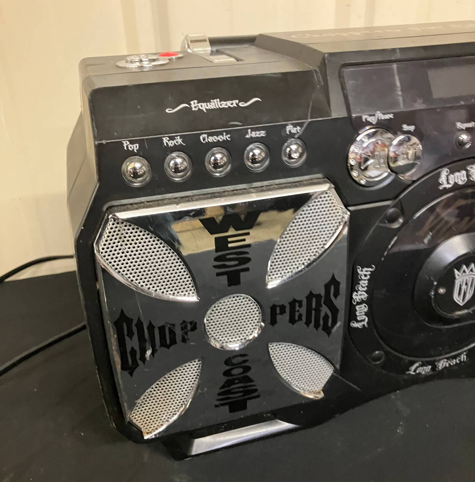 West Coast Choppers Stereo Jammer Boombox Wccc 8000 Vintage Garage ...