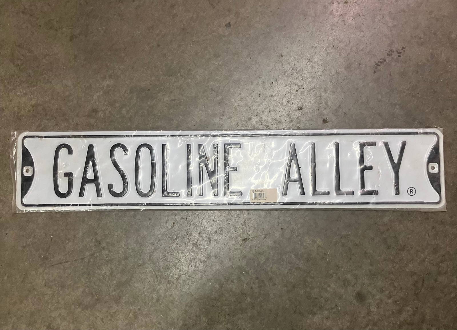 Indianapolis Motor Speedway "gasoline Alley" Street Sign Style ...
