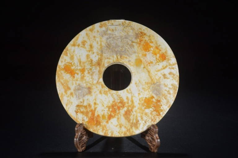 Liang'chu Culture Ancient Jade Plate
