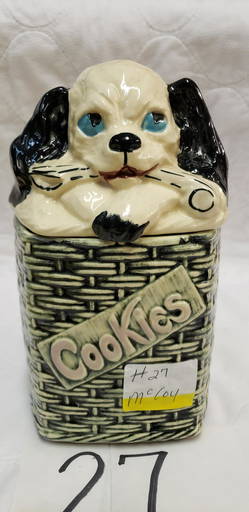 Marked Mccoy Dog On Basket Cookie Jar. Lots Of C.