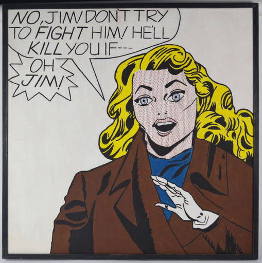 AFTER ROY LICHTENSTEIN POP ART PAINTING (#0268) on Jun 16, 2022 ...