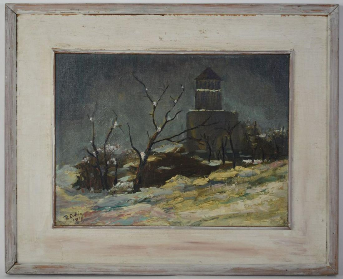 Benjamin Rubin Painting Signed Auction