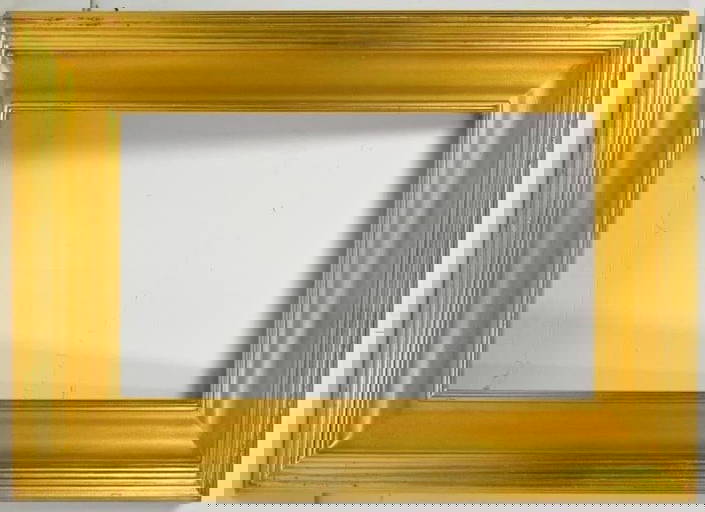 Reeded Edge Gilt Cove Impressonist Painting Frame