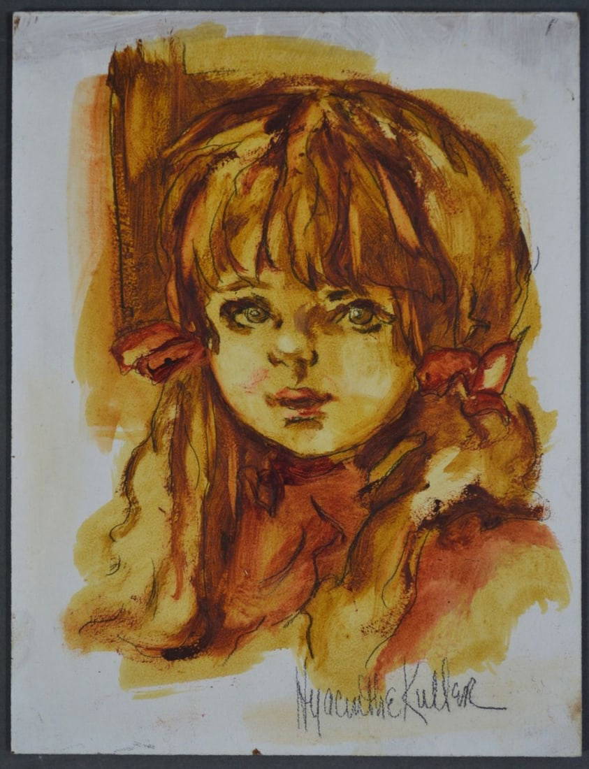 Hyacinthe Kuller-baron Painting Signed Auction