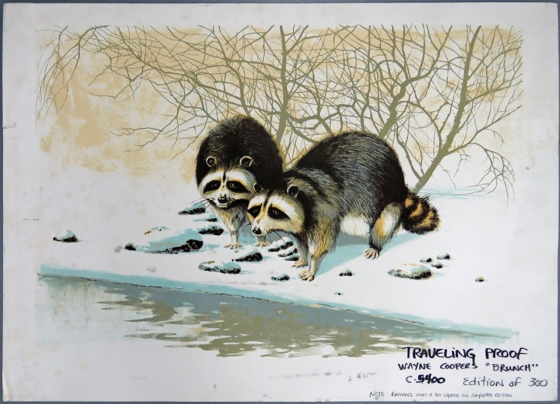 Wayne Cooper Lithograph Signed