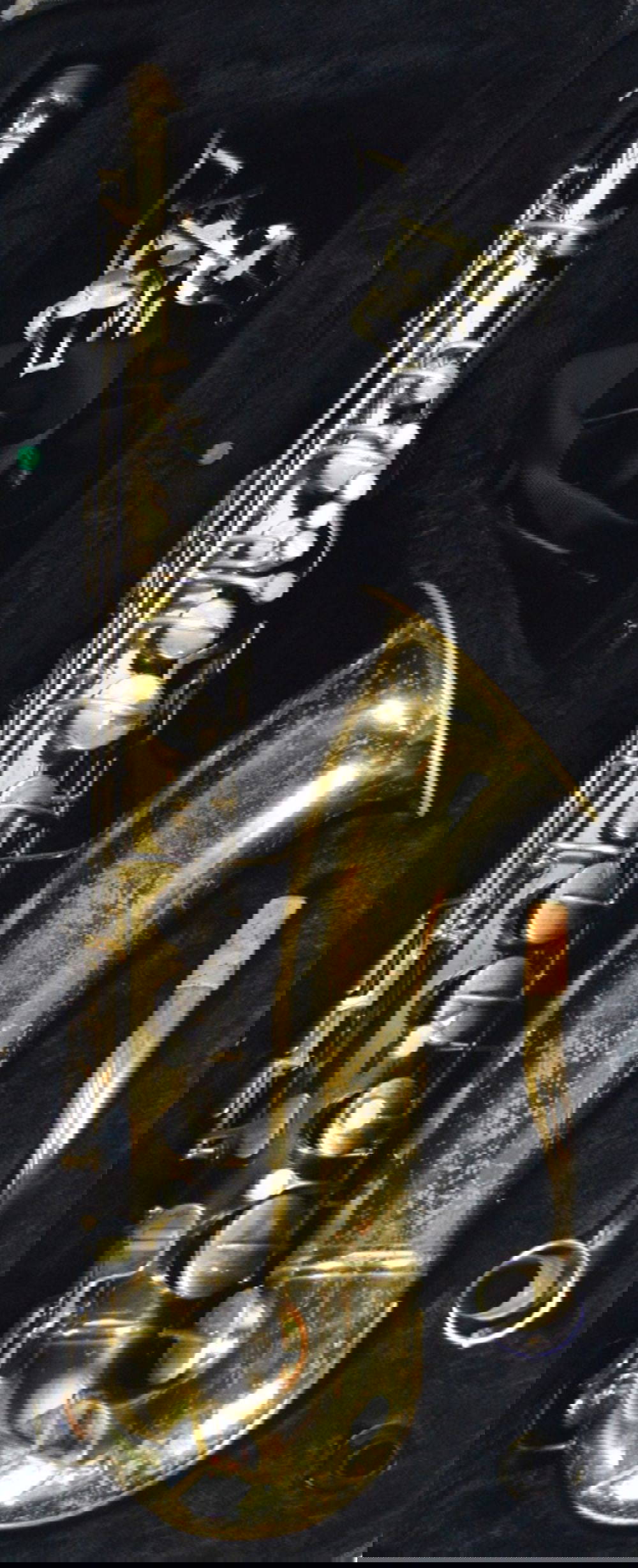 Vintage Brass Conn Saxophone With Case Auction