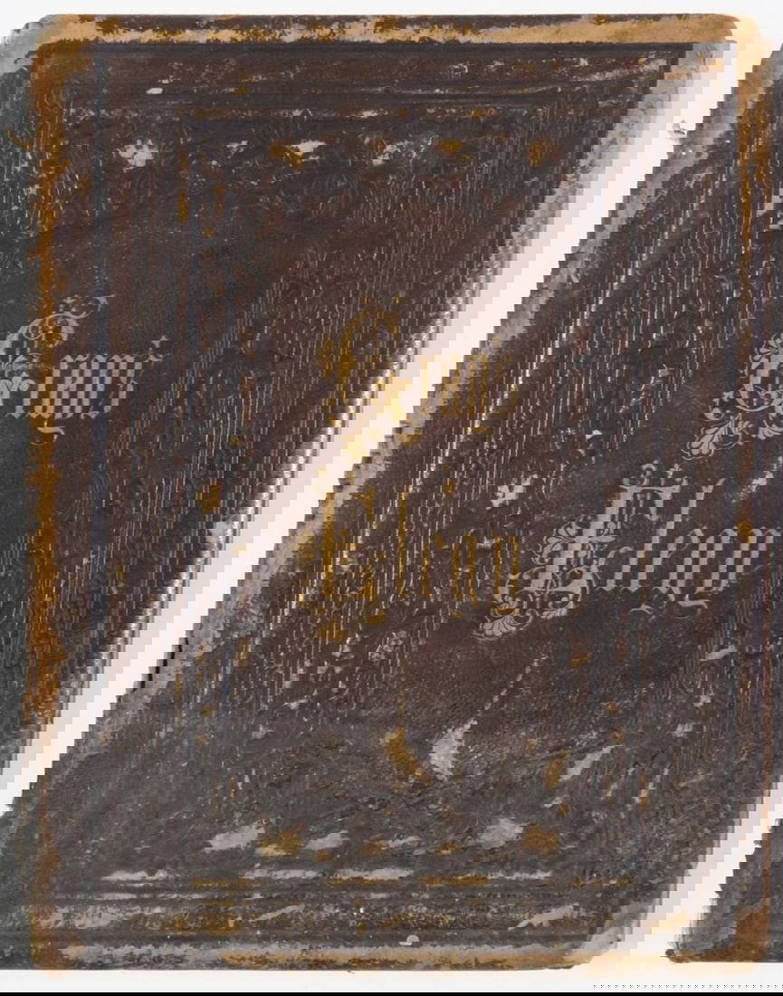 Gray's Elegy Leather Bound Leavitt Allen Publisher Auction