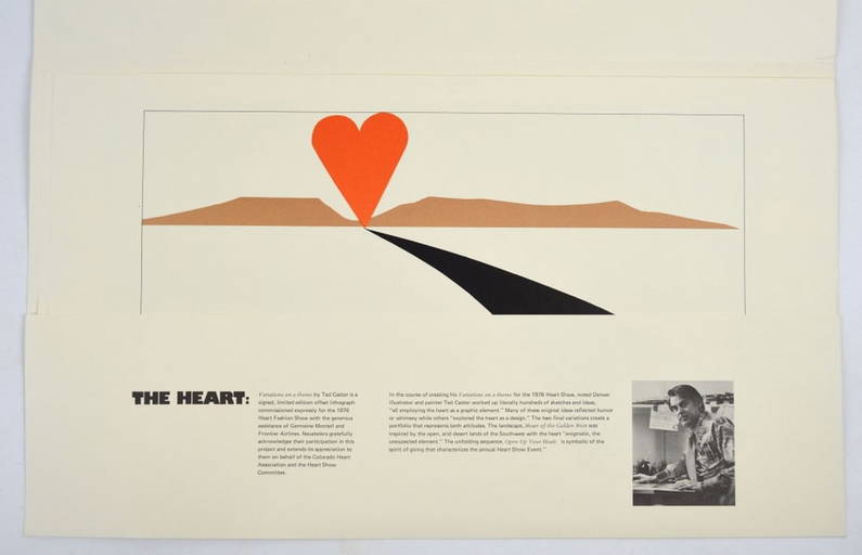 Ted Castor The Heart Series Portfolio Signed