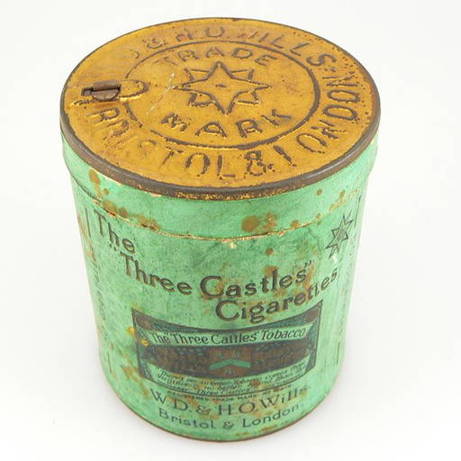 The "three Castles" Cigarettes Tin
