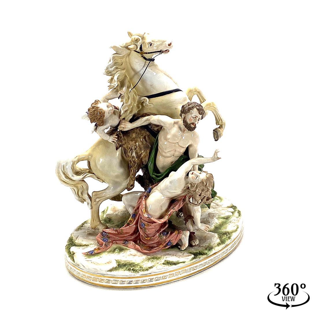 Frankenthal Porcelain The Rape Of The Daughters Of Leucippus, 2nd Half ...