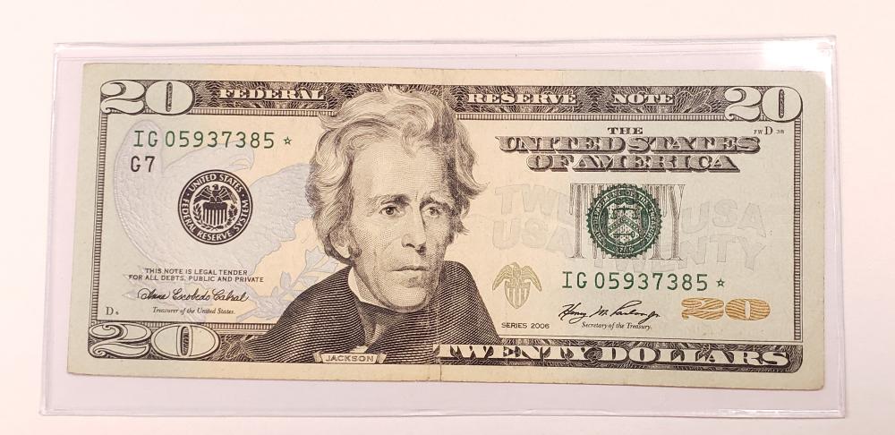 $20 Star Note Chicago Federal Reserve Bank