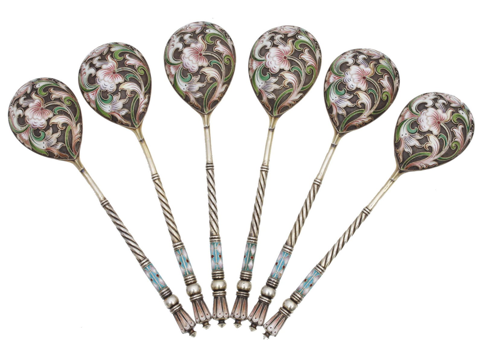 A PAIR OF RUSSIAN ENAMLED GILT-SILVER TEA SPOONS - Jul 12, 2020 ...