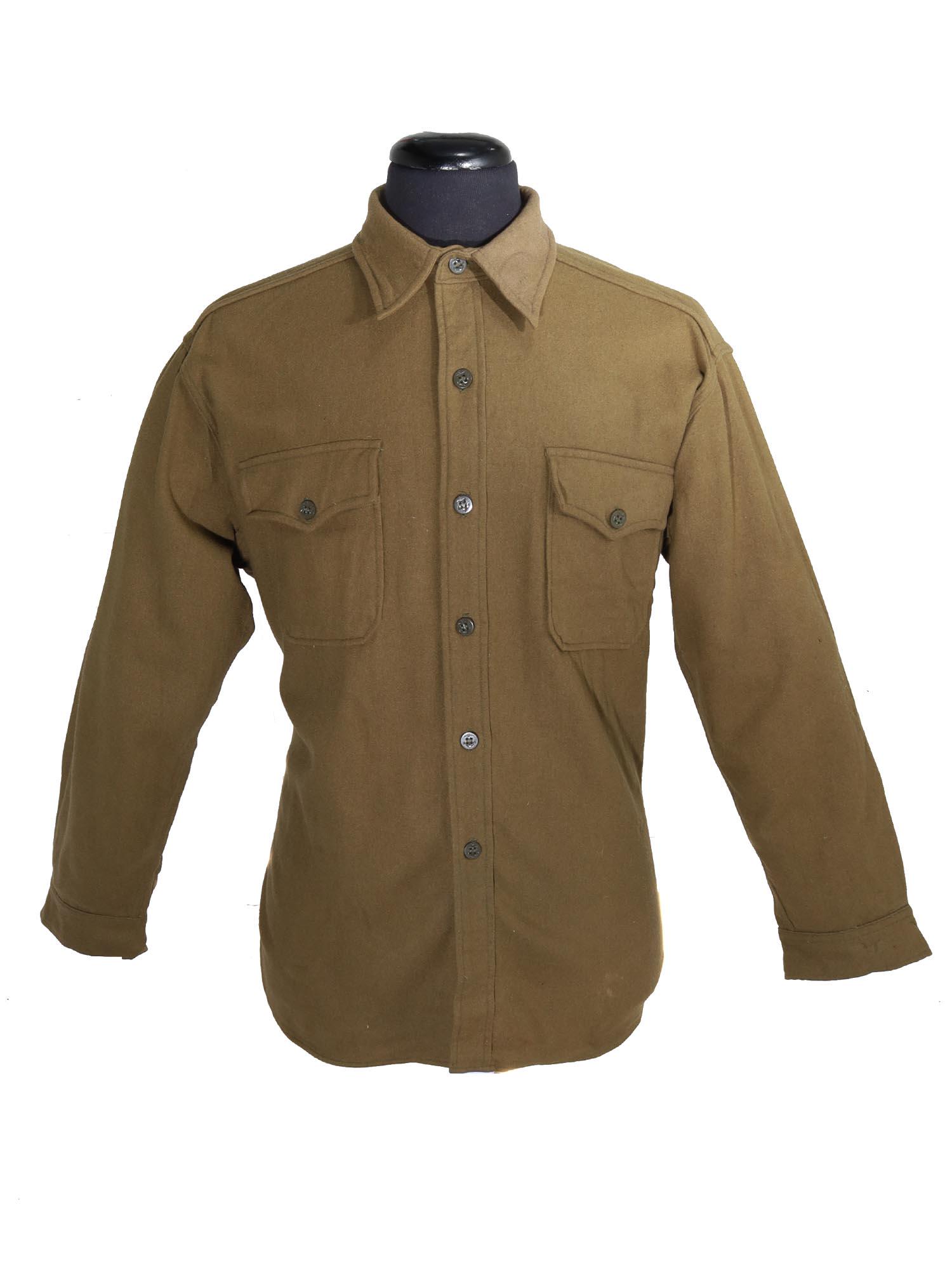 For Auction: ORIGINAL U.S. WWII M37 WOOL SHIRT UNIFORM (#0241) on May ...