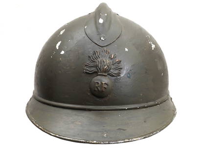 Wwi M15 French Adrian Infantry Helmet W/ Liner