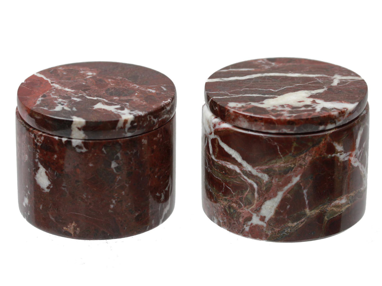 TWO VINTAGE HAND-CARVED MARBLE TRINKET BOXES (#0281) on Aug 14, 2021 ...