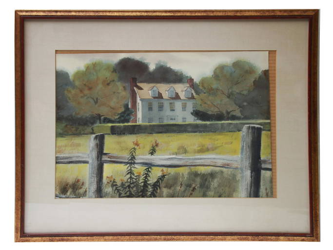 MID 20 AMERICAN WATERCOLOR PAINTING BY MONTGOMERY - Sep 11, 2021 ...
