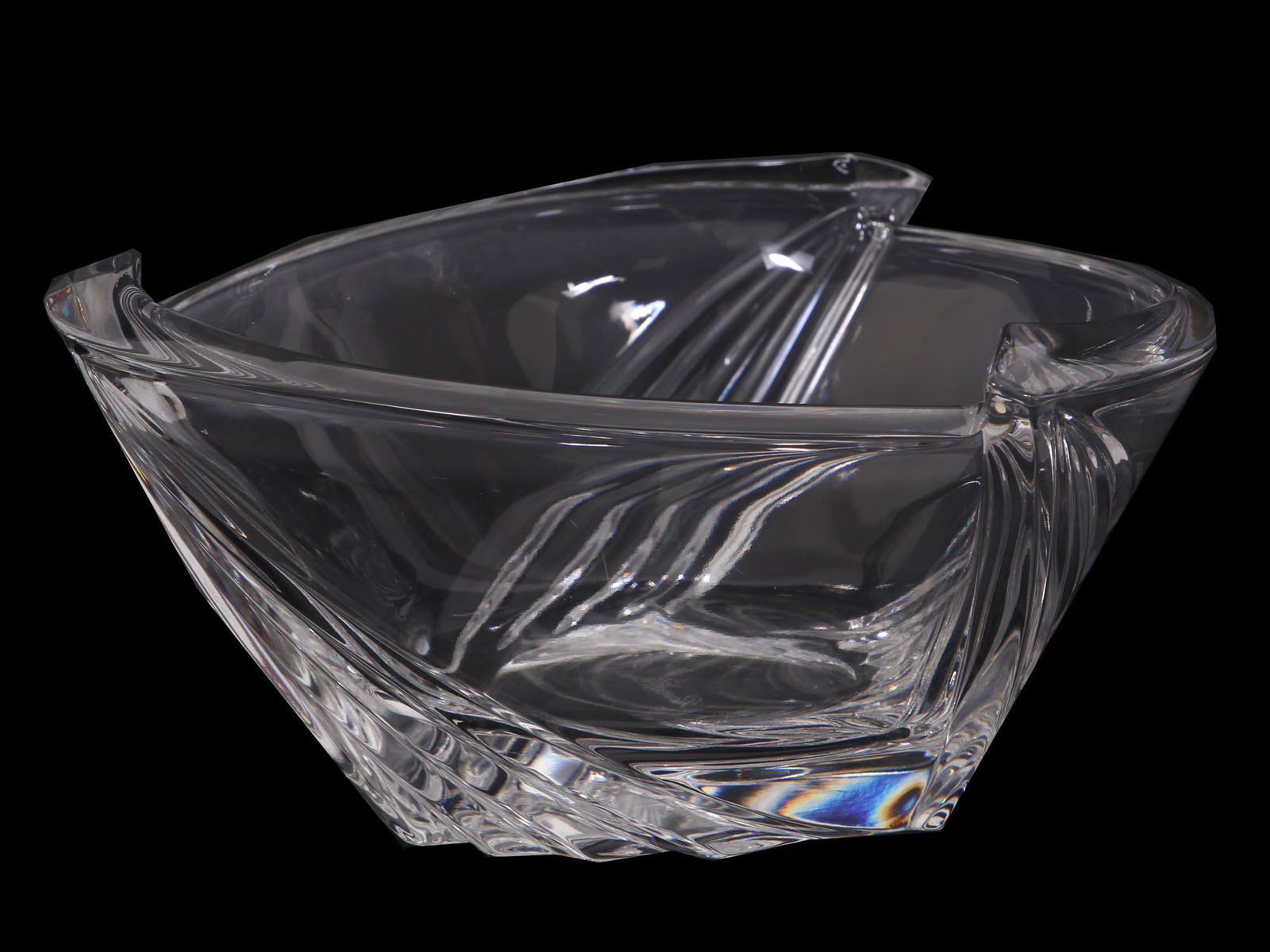 A Mid Century German Rosenthal Crystal Glass Vase