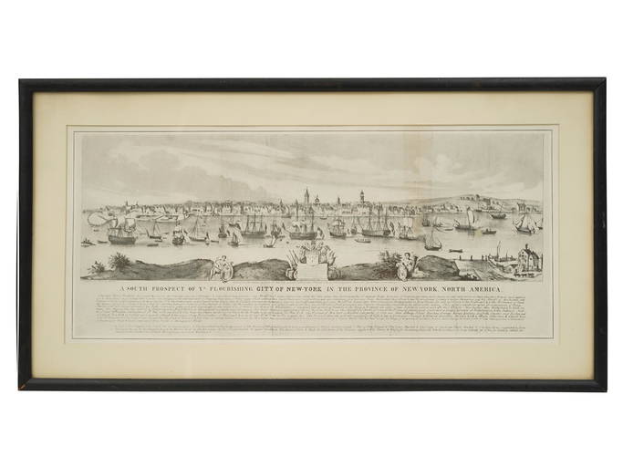 AFTER WILLIAM BURGIS OLD NEW YORK LITHOGRAPH VIEW (#0011) on Jan 15 ...