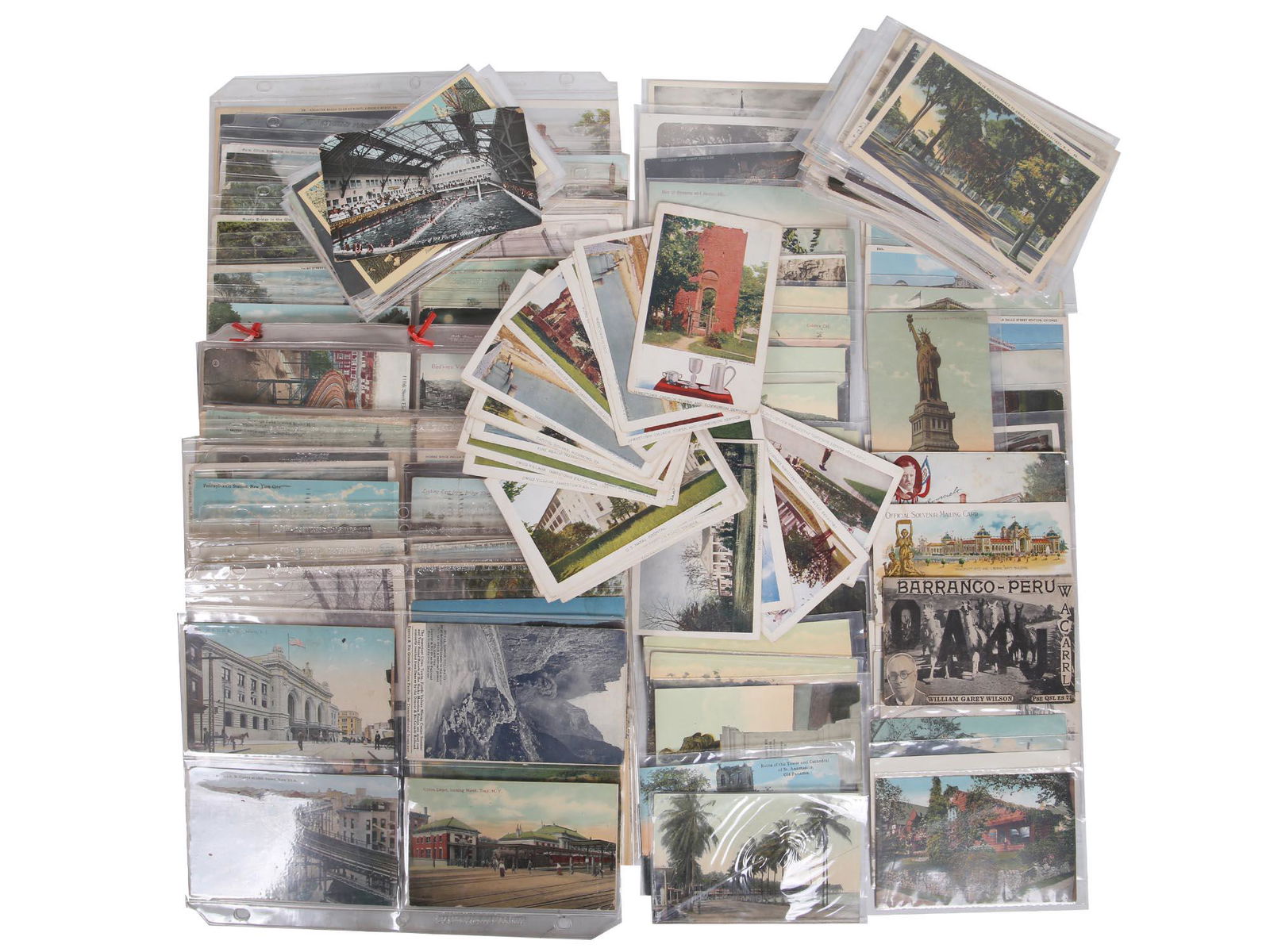 Large Collection American Architecture Postcards