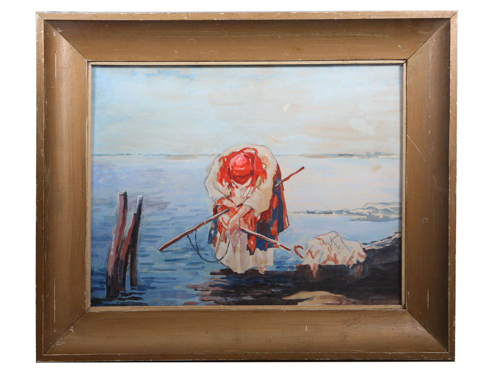 RUSSIAN WATERCOLOR PAINTING BY STEPAN KOLESNIKOV (#0121) on Jan 15 ...