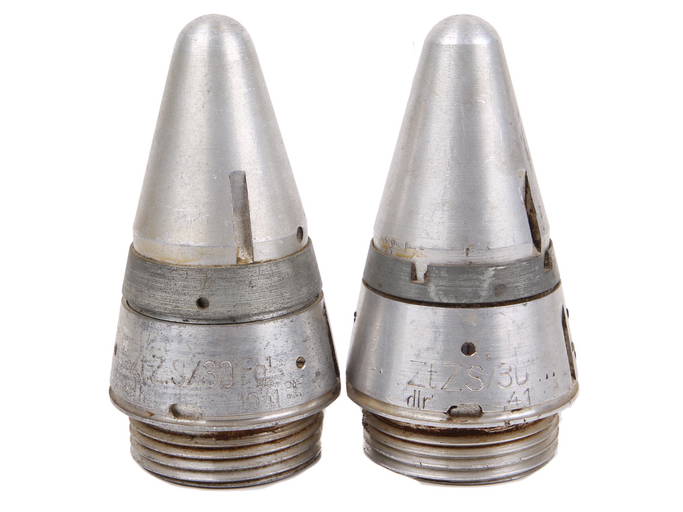 TWO WWII GERMAN ARTILLERY FUSES 1941 (#0415) on Feb 12, 2022 | Antique ...