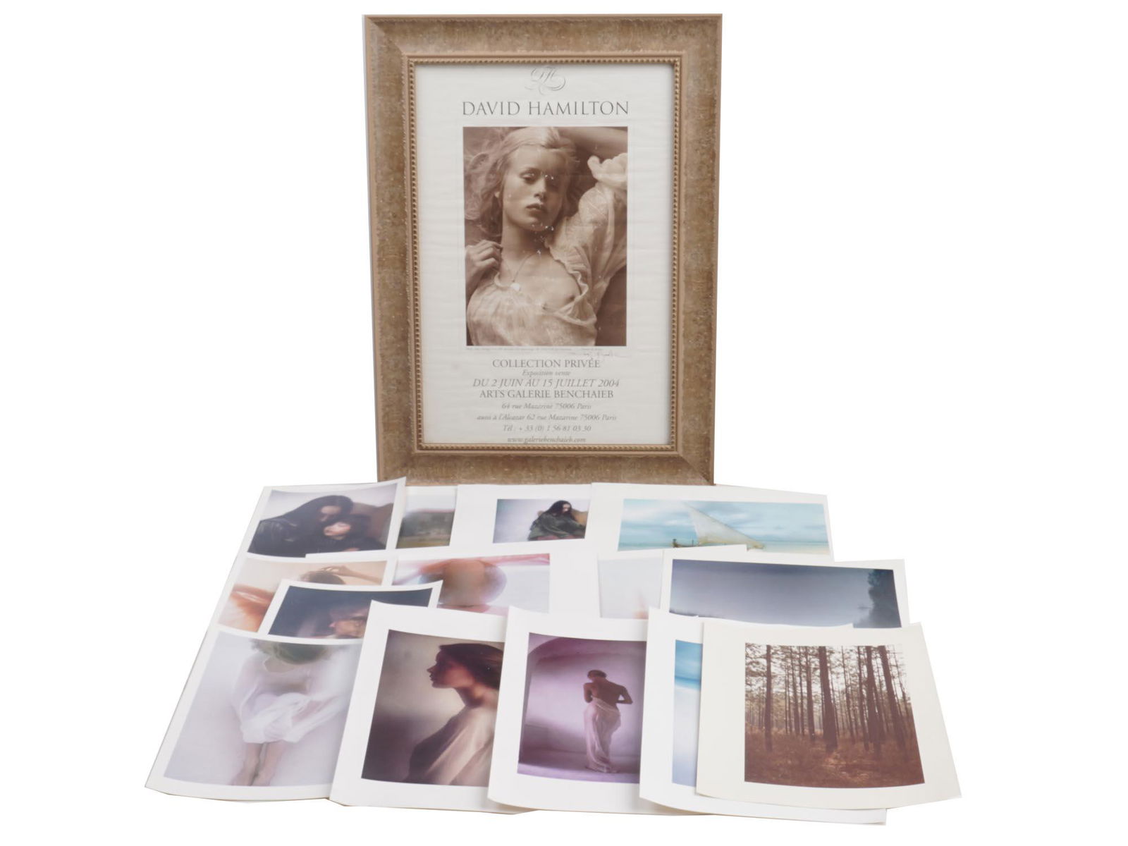 British 14 Photos By David Hamilton Signed Poster