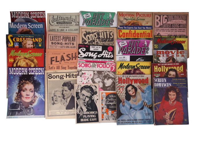 Vintage Collection Of Modern Screen Magazines