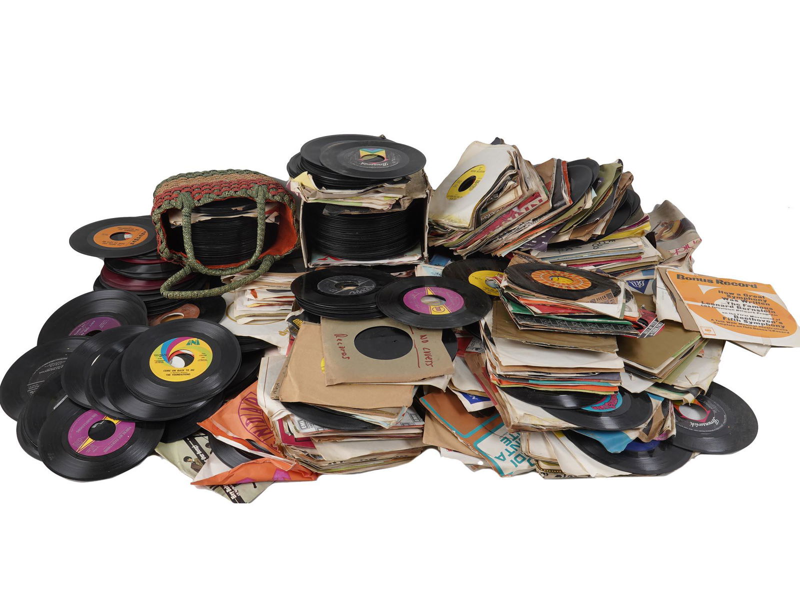 Large Collection Of Various Vintage Vinyl Records