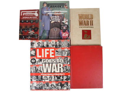 Set Of Books About Ww2 And Military Collectibles