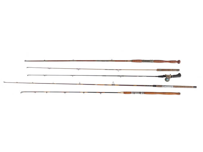 Vintage Set Of Fishing Rods Montague Abu Garcia