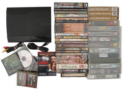 Playstation 1 Console And A Collection Of Games