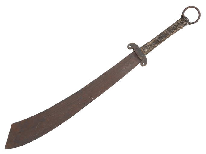 LARGE ANTIQUE CHINESE DAO SWORD MACHETE BLADE - May 21, 2022 | Antique ...