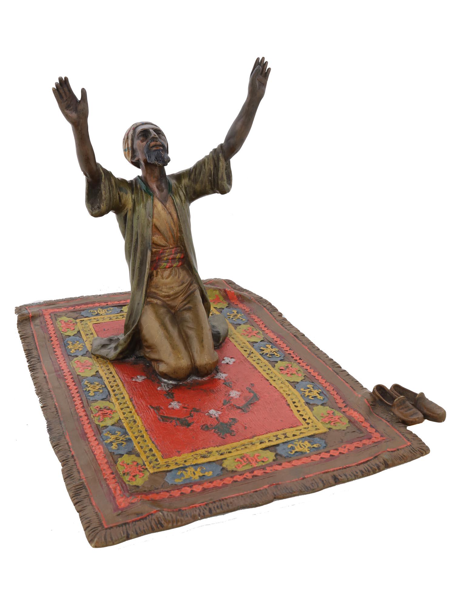 Antique Bergmann Austrian Vienna Bronze Arab Figure