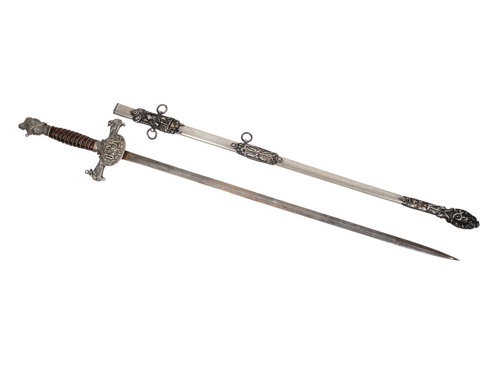 Antique Knights Of Pythias Fcb Ceremonial Swords