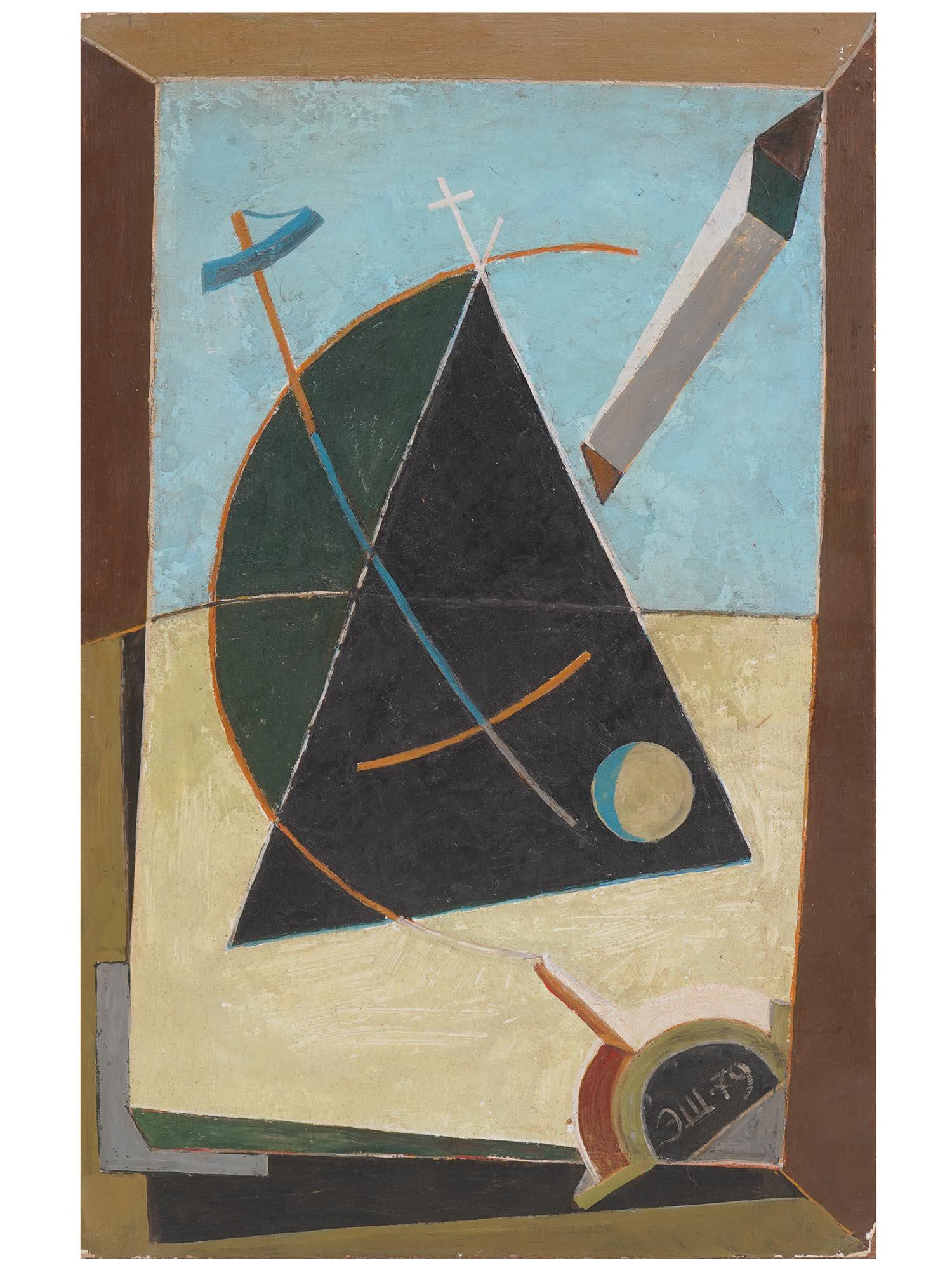 RUSSIAN ABSTRACT OIL PAINTING BY EDUARD STEINBERG - Nov 19, 2022 ...