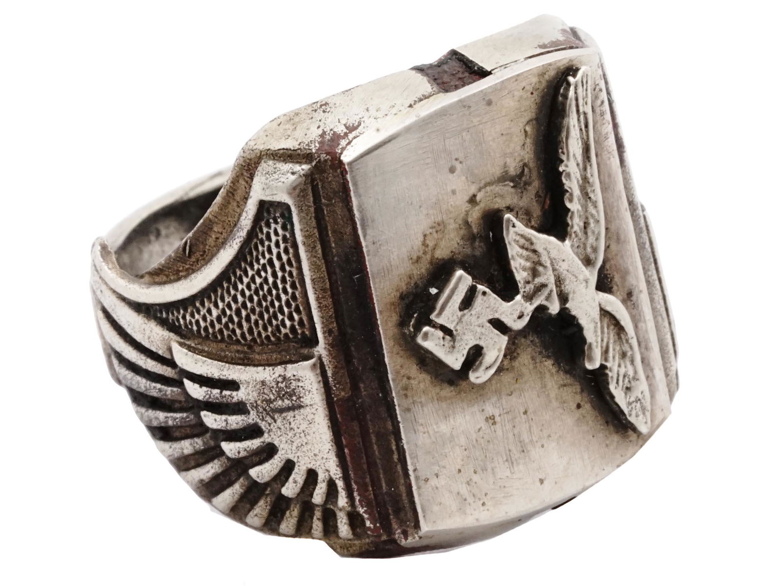 Wwii German Third Reich Luftwaffe Pilots Ring