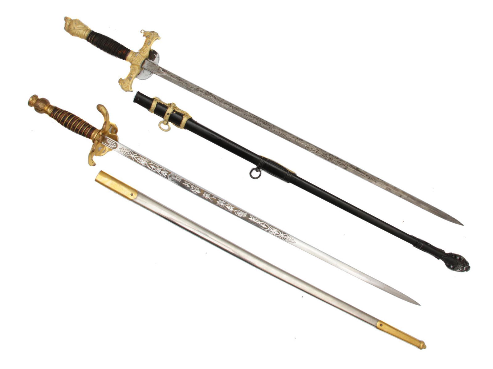 Two Masonic Ceremonial Swords By Mc Lilley And Co