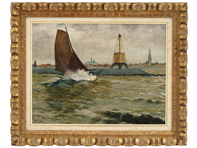 ESTONIAN SEASCAPE PAINTING BY KRISTJAN RAUD - Dec 10, 2022 | Antique ...