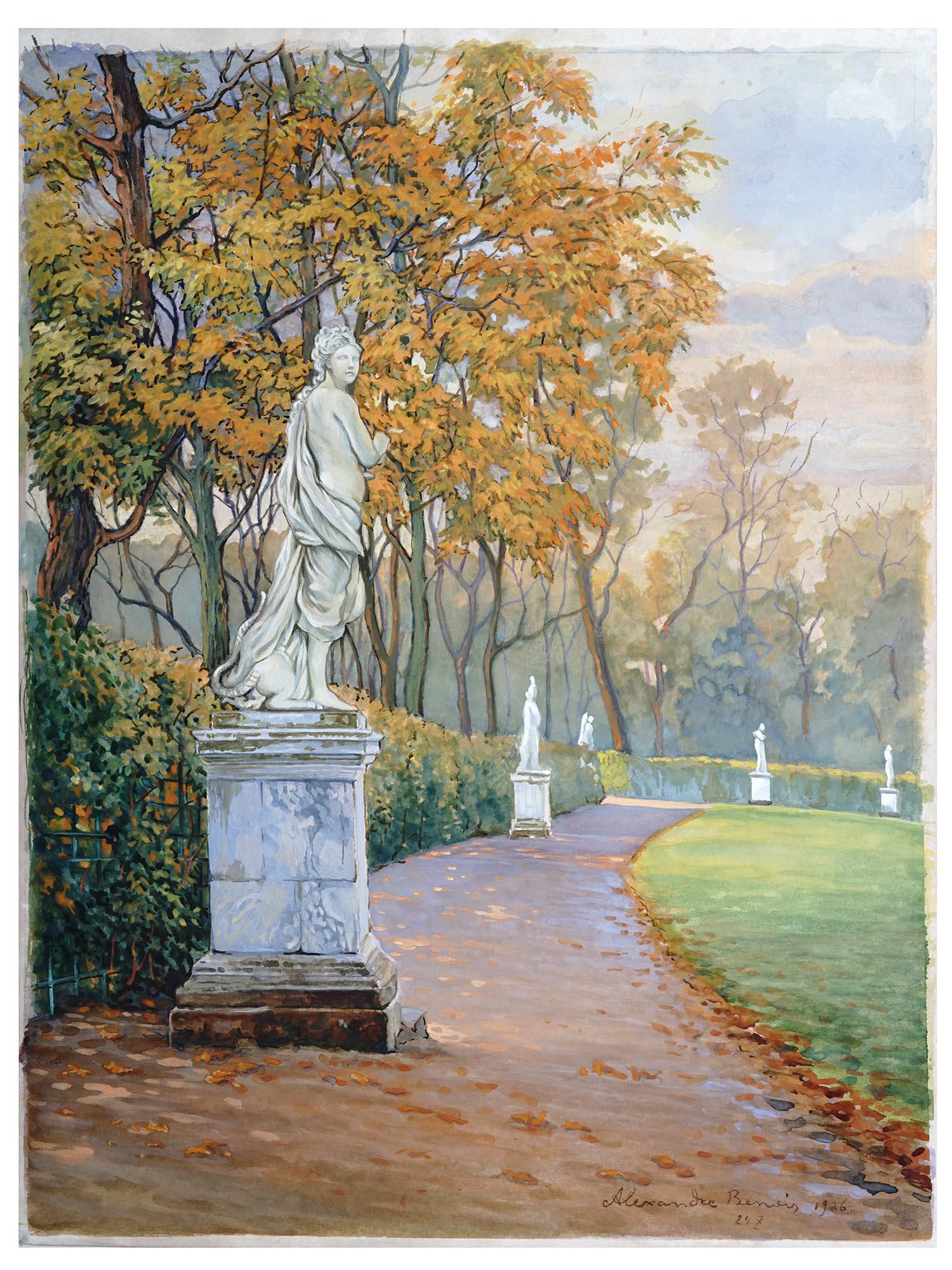 RUSSIAN WATERCOLOR PAINTING BY ALEXANDRE BENOIS (#0038) on Dec 10, 2022 ...