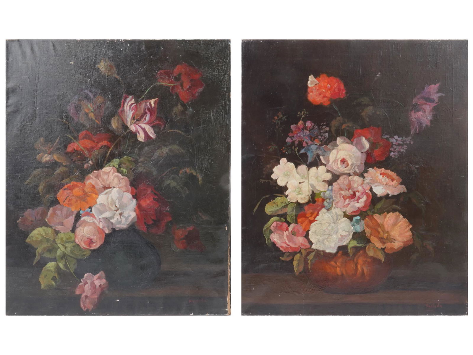 Spanish Still Life Oil Painting By Anglada Hermen