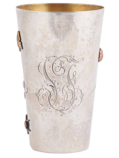 TIFFANY AND CO STERLING SILVER CUP WITH MONOGRAM (#0206) on Dec 17 ...