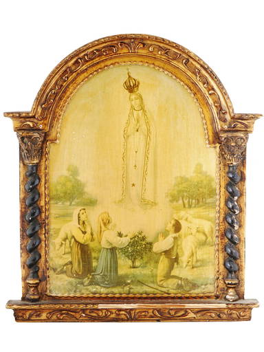 Virgin Mary Of Fatima Oil Painting Religious Icon