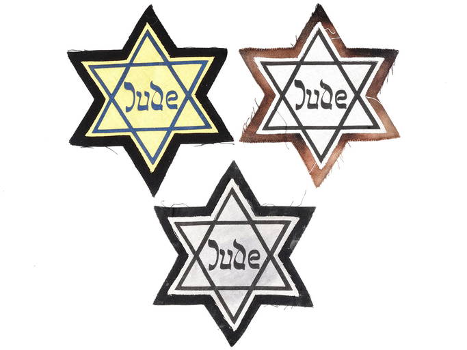 WWII HOLOCAUST PERIOD JUDE STAR OF DAVID PATCHES (#0187) on Dec 24 ...